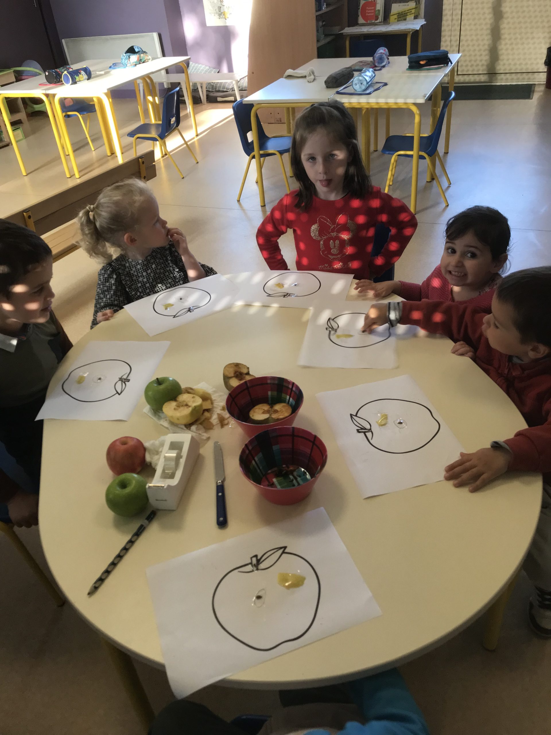 Des activités autour de la pomme - École Sainte Jeanne d'Arc